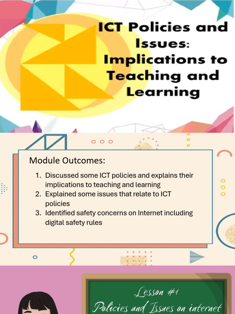 Prof - Ed.10 Module 2 ICT Policies and Issues | PDF | Information Technology | Computer Network
