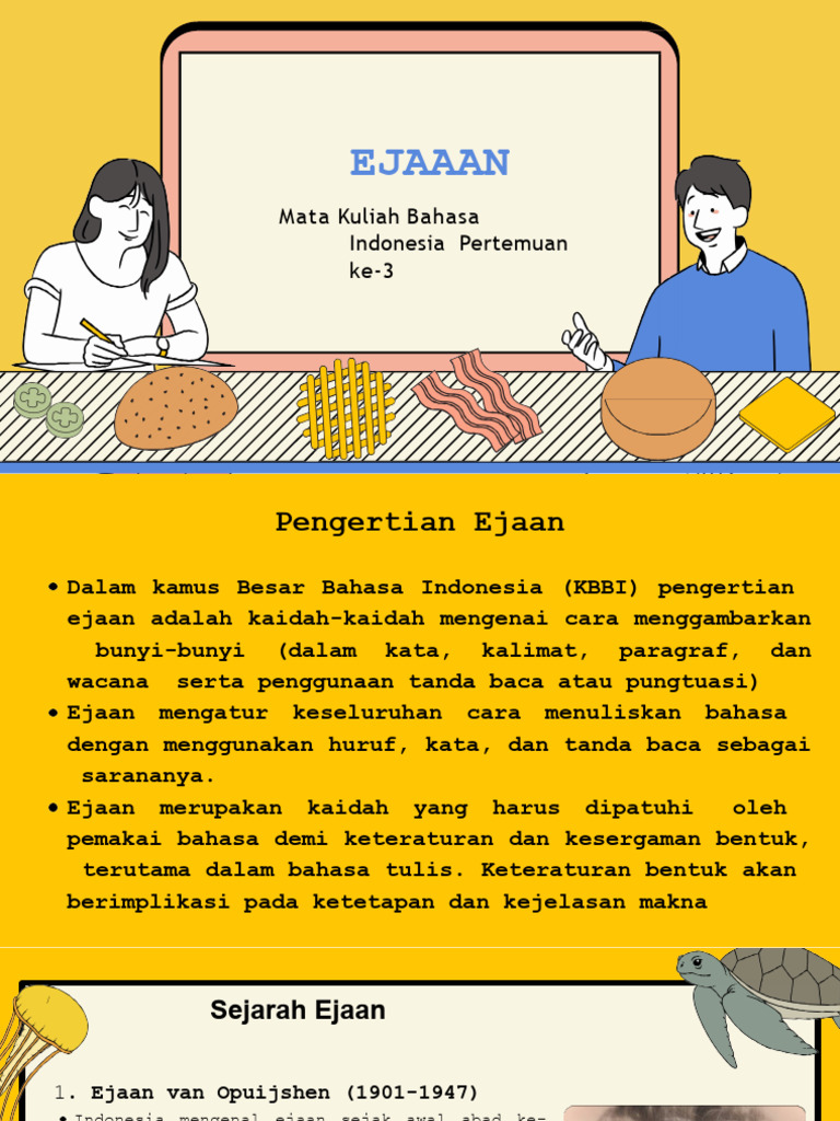Ejaan (Pertemuan Ke-3) | PDF