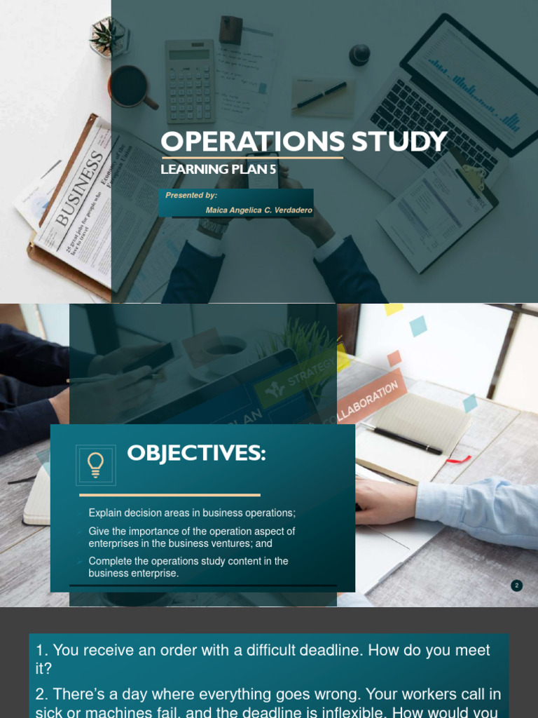 Business Operations Study Guide | PDF | Supply Chain Management | Lean ...