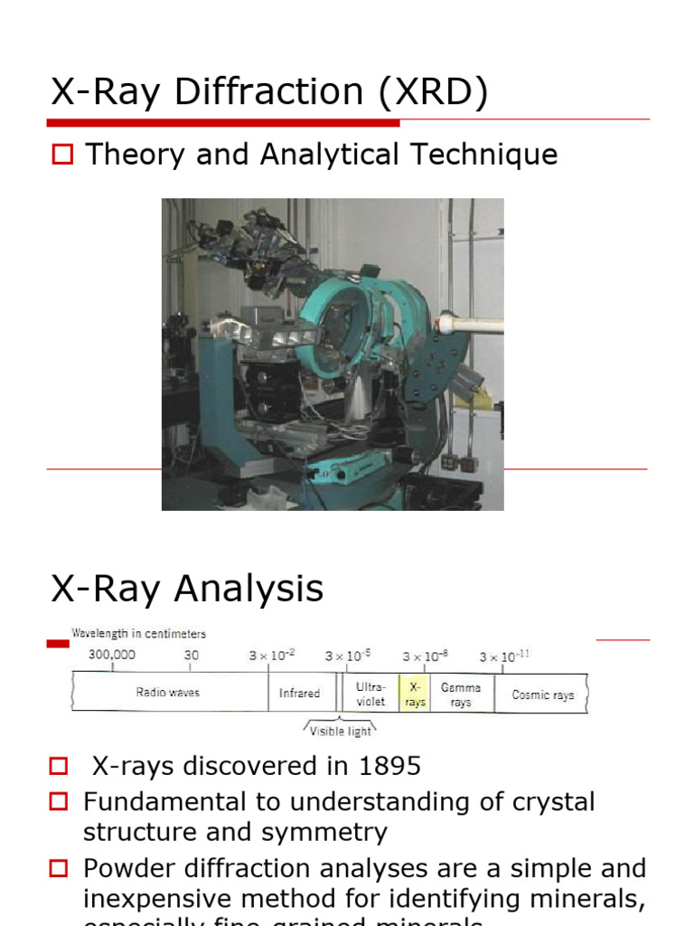 8 XRD | PDF | X Ray Crystallography | Diffraction