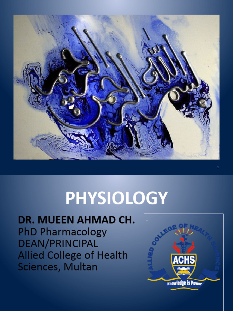 1.human Physiology | PDF