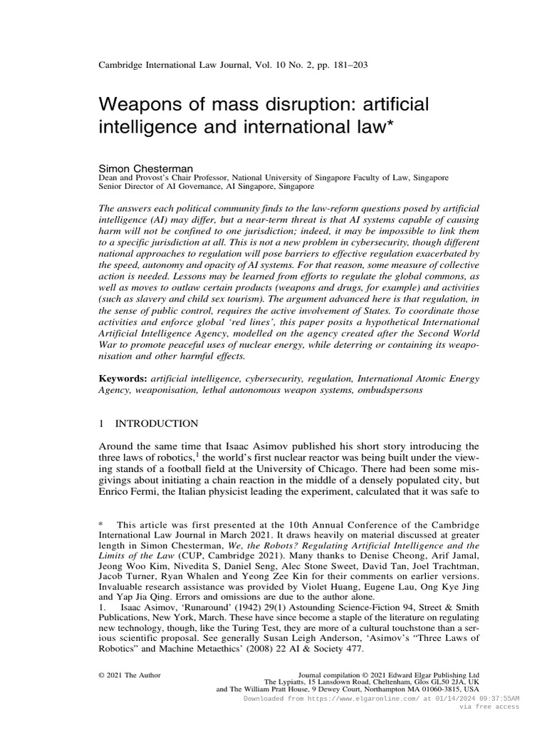 Weapons of Mass Disruption | PDF | Artificial Intelligence ...