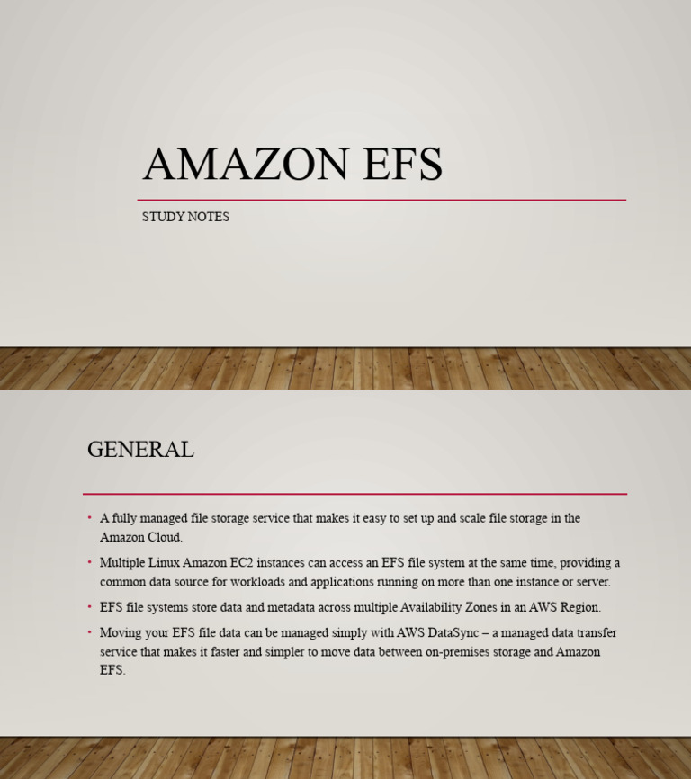 Amazon EFS | PDF