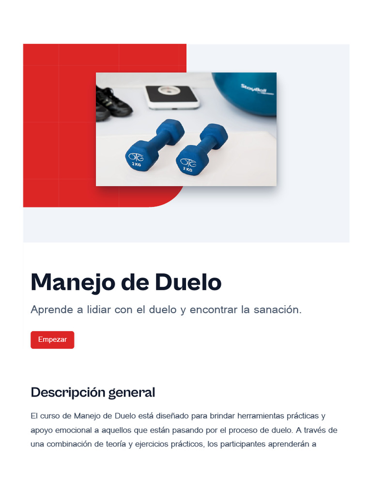 Manejo de Duelo Efectivo | PDF | Crecimiento personal y profesional ...