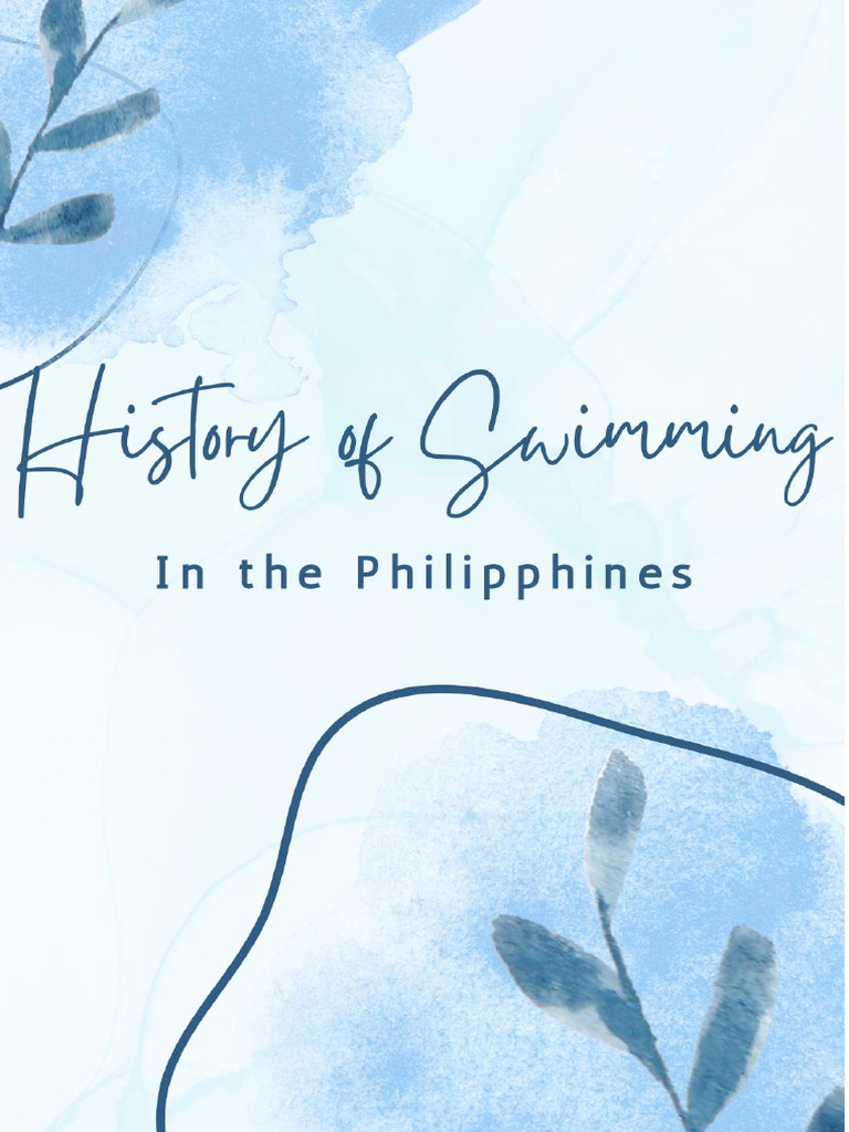 Famous Filipino Swimmers and History | PDF