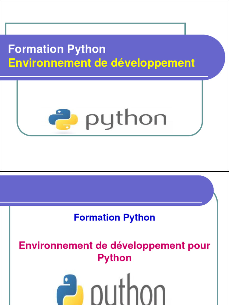 Environnement de Développement Pour Python | PDF