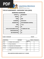 Grade 11 Mapwork Task Option 1 Memo Ermelo | PDF | Nature | Physical ...
