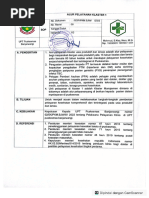 SOP ILP 003 PB 2024 Alur Pelayanan Pasien Kluster 3 | PDF | Pengembangan Diri | Sains & Matematika