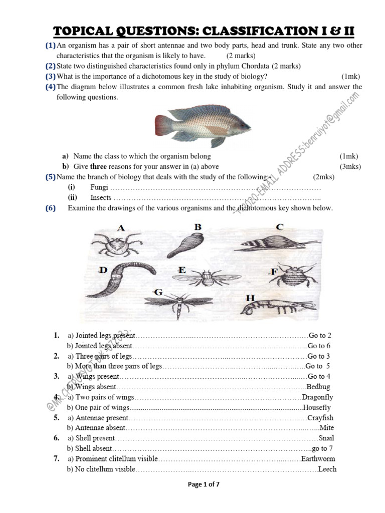 f3 Bio Topical Qns &ans | PDF