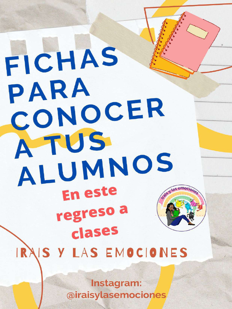 Fichas para Inicio de Clases | PDF