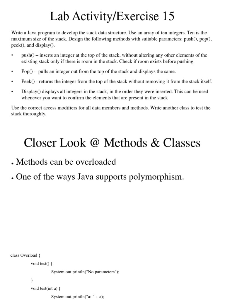 Java Module 2 Chapter 7 | Download Free PDF | Parameter (Computer ... Java Module 2 Chapter 7 | Download Free PDF | Parameter (Computer ...