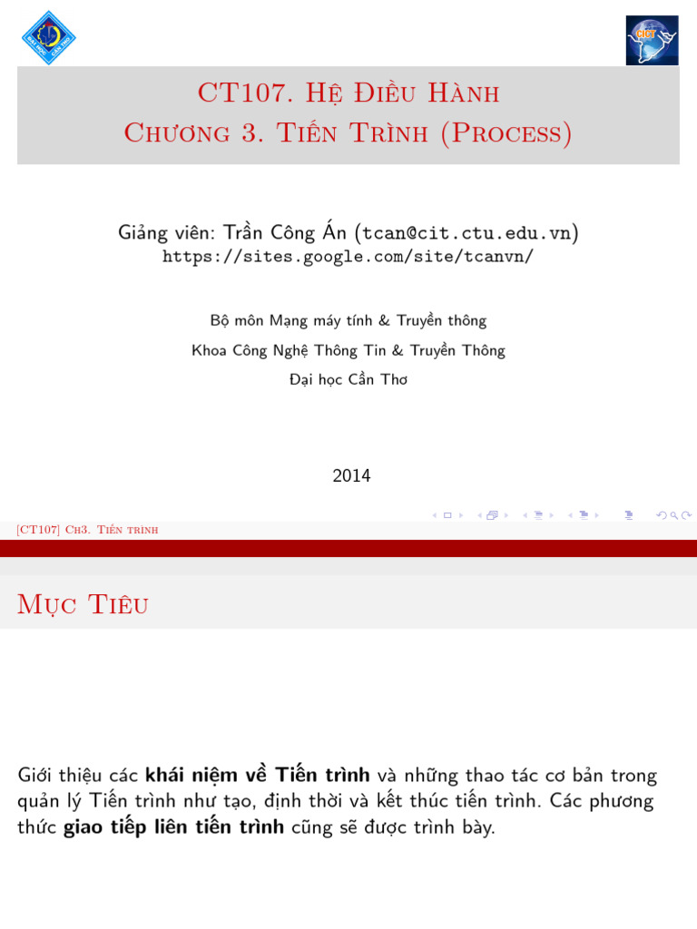 (CT107) Ch3 - Tien Trinh | PDF