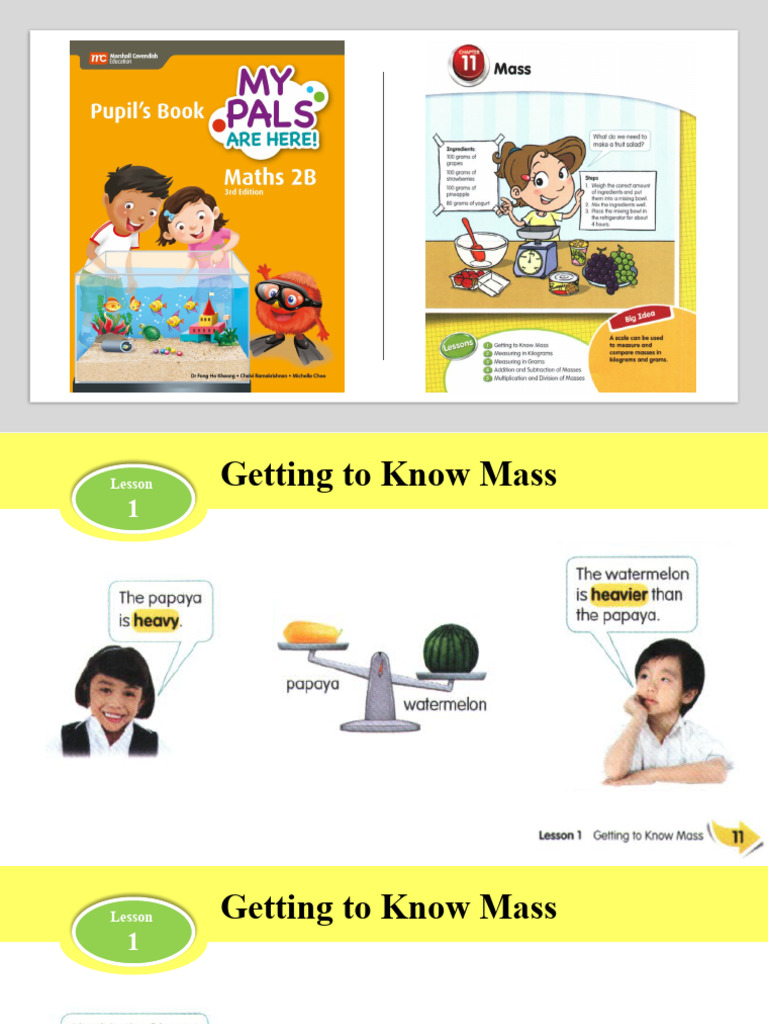 G2 Math 2B Chapter 11 Mass | PDF