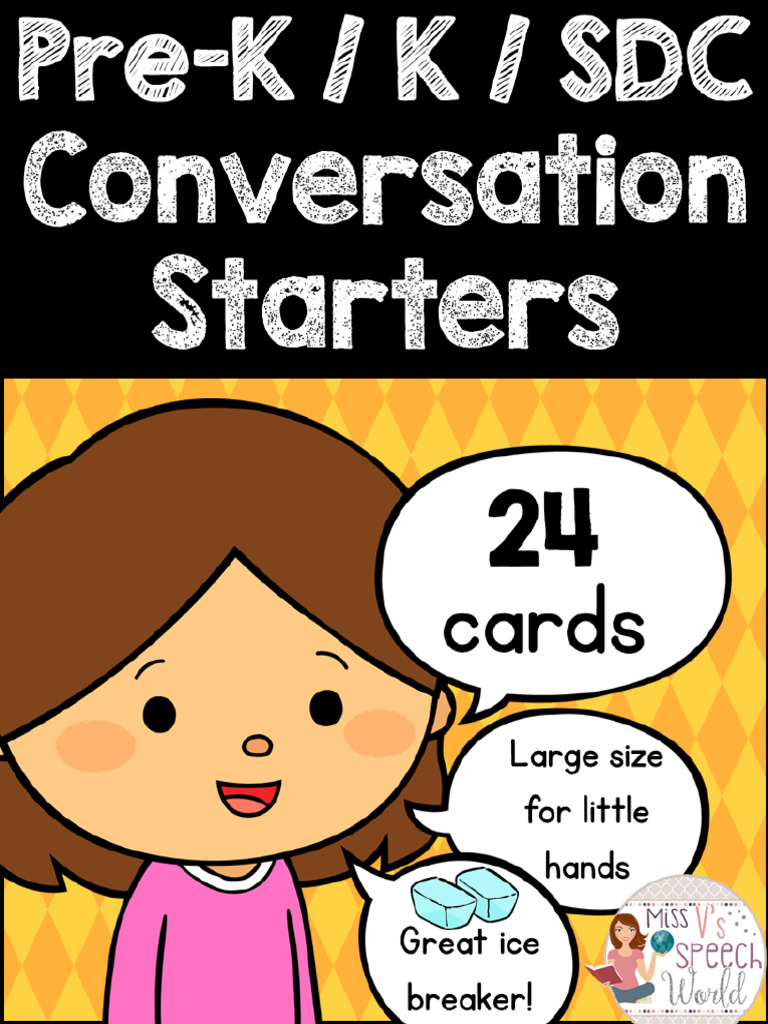 ASD Conversation Starters For Social Skills | PDF