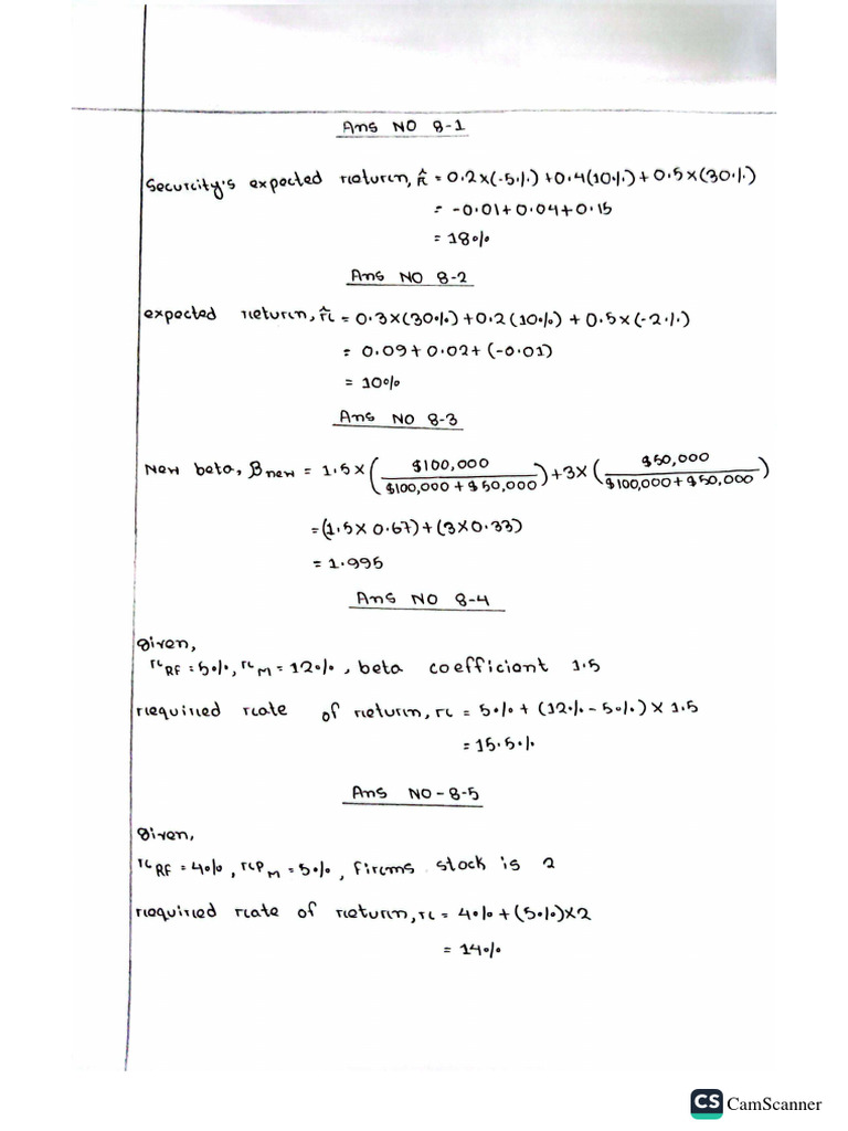(Fin 301) Assignment | PDF