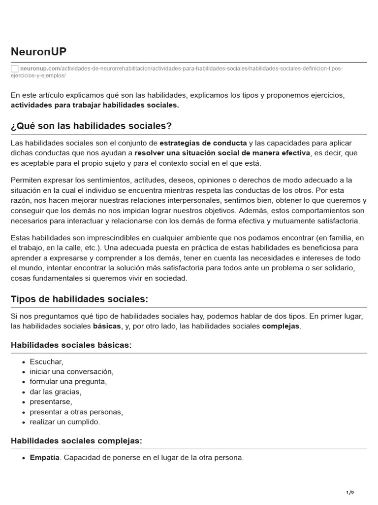 Neuron UP | PDF | Las emociones | Comportamiento