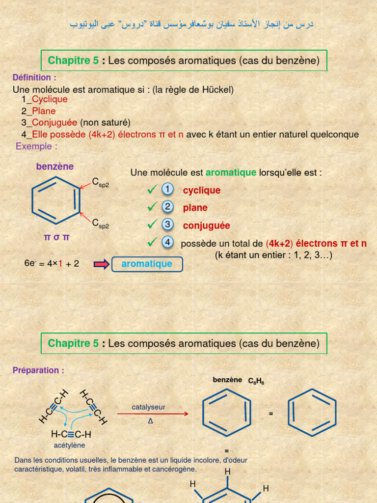 Chapitre 5 Benzène | PDF