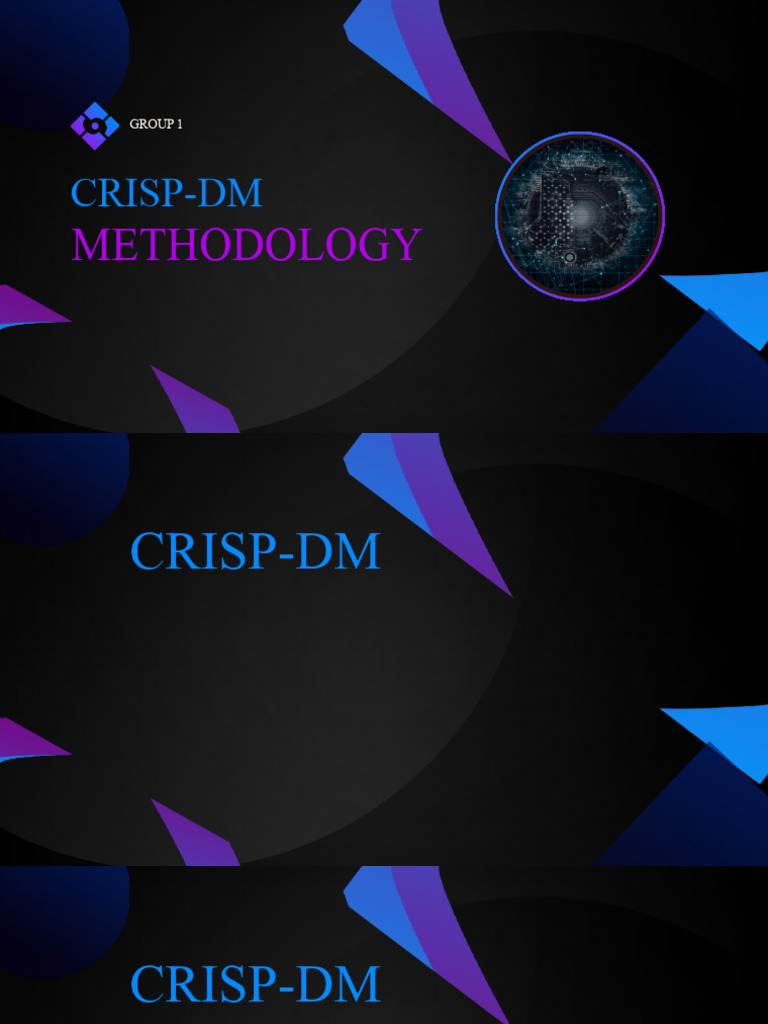 Group 1 Report Crisp DM Methodology | PDF