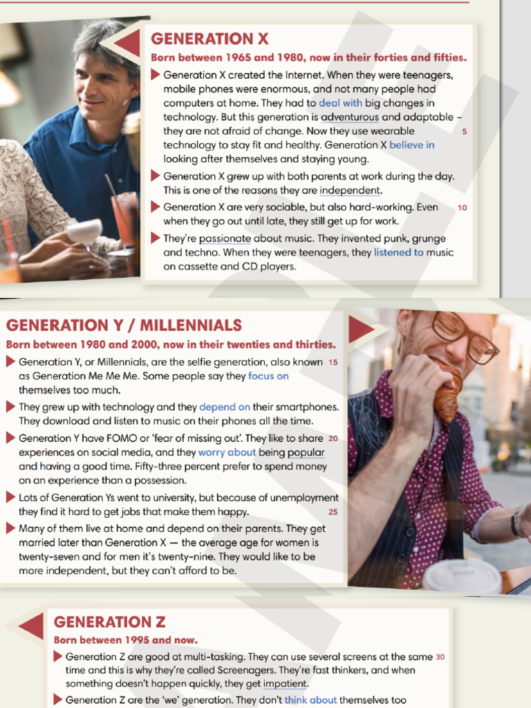 Generation Gaps. Reading | PDF