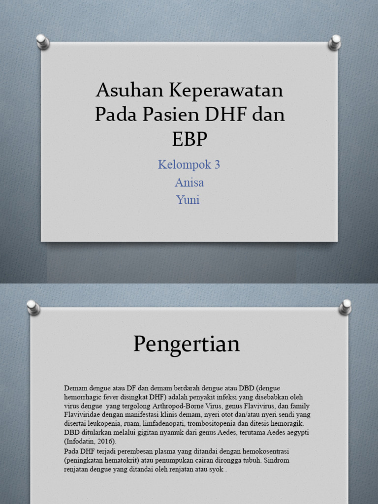 Asuhan Keperawatan Pada Pasien DHF Dan EBP | PDF