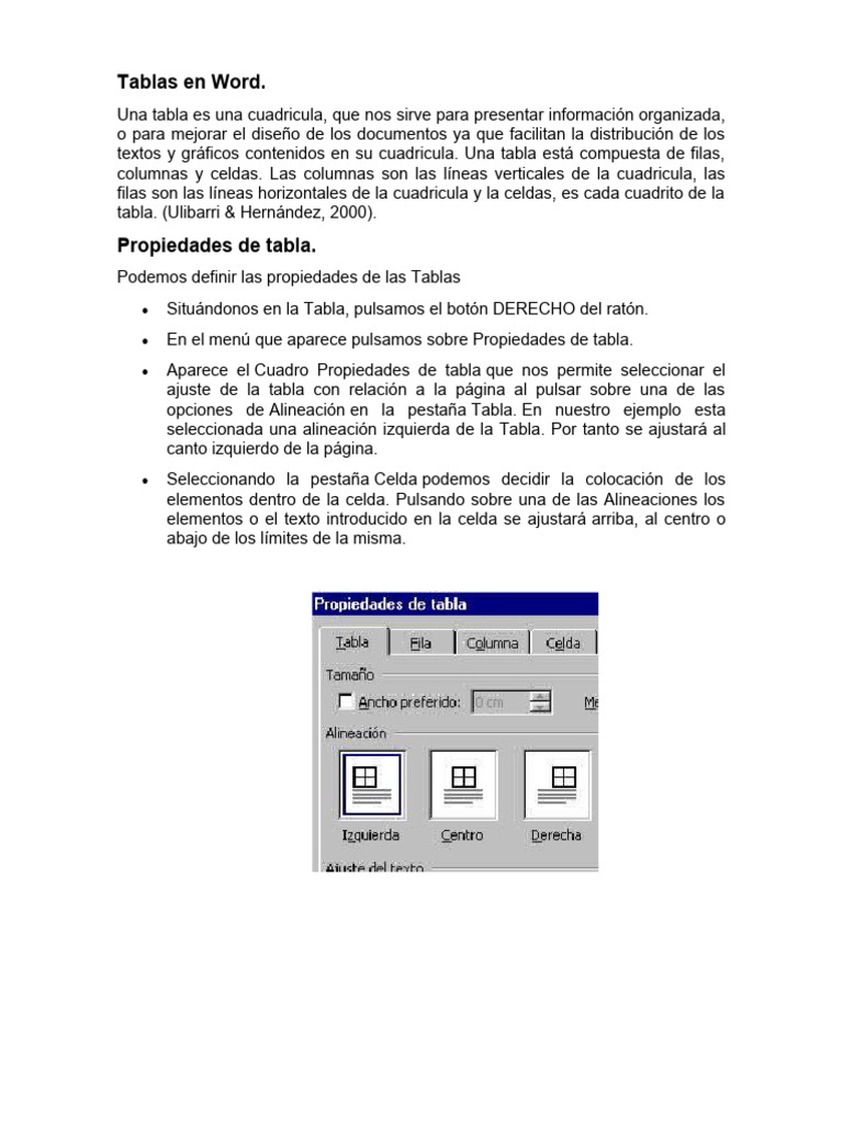 Tablas en Word | PDF | Informática | Software