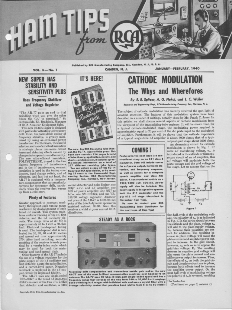 Rca Ham Tips 0301 | PDF