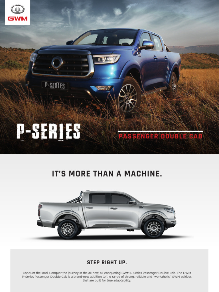 Haval GWM P Series Brochure Passenger DC 7th March 2022 Fdd87c9572 | PDF