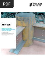 HSS Beam To HSS Column Connections - Steel Tube Institute | PDF | Beam ...