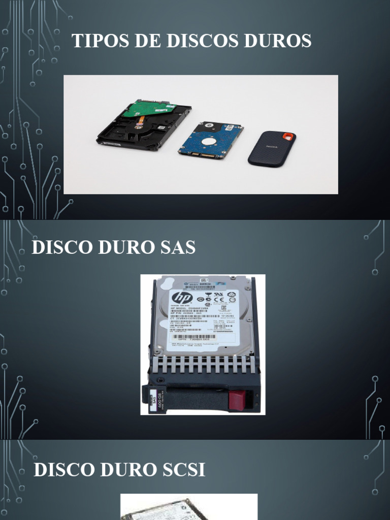 Tipos de Discos Duros Explicados | PDF