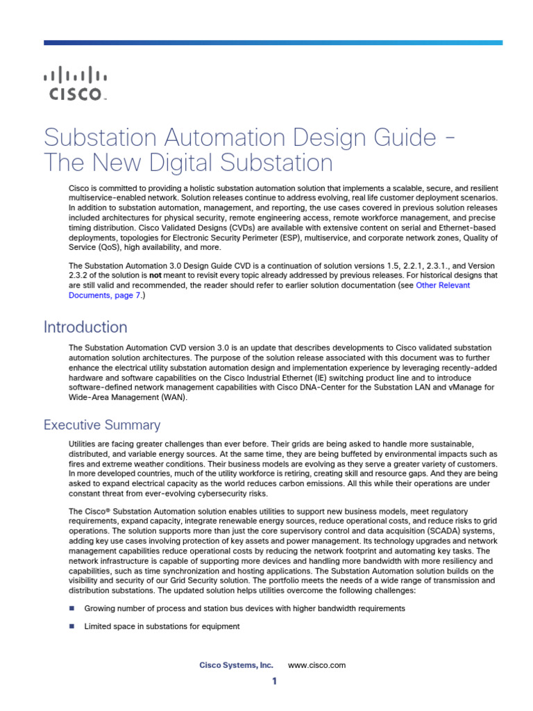 Substation Automation Guide | PDF | Computer Network | Scada