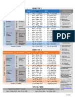 NUS Academic Calendar 2024/25 | PDF | Academic Term | Educational Stages