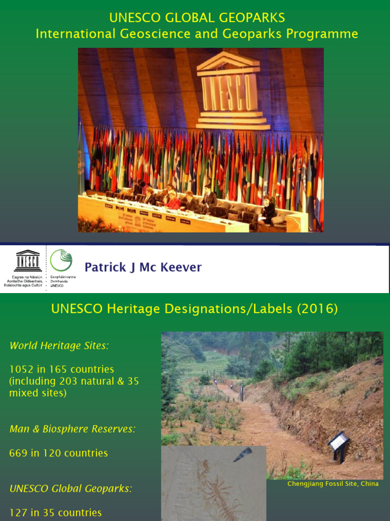 01 UNESCO GLOBAL GEOPARKS - Internacional Geoscience and Geoparks Programme | PDF