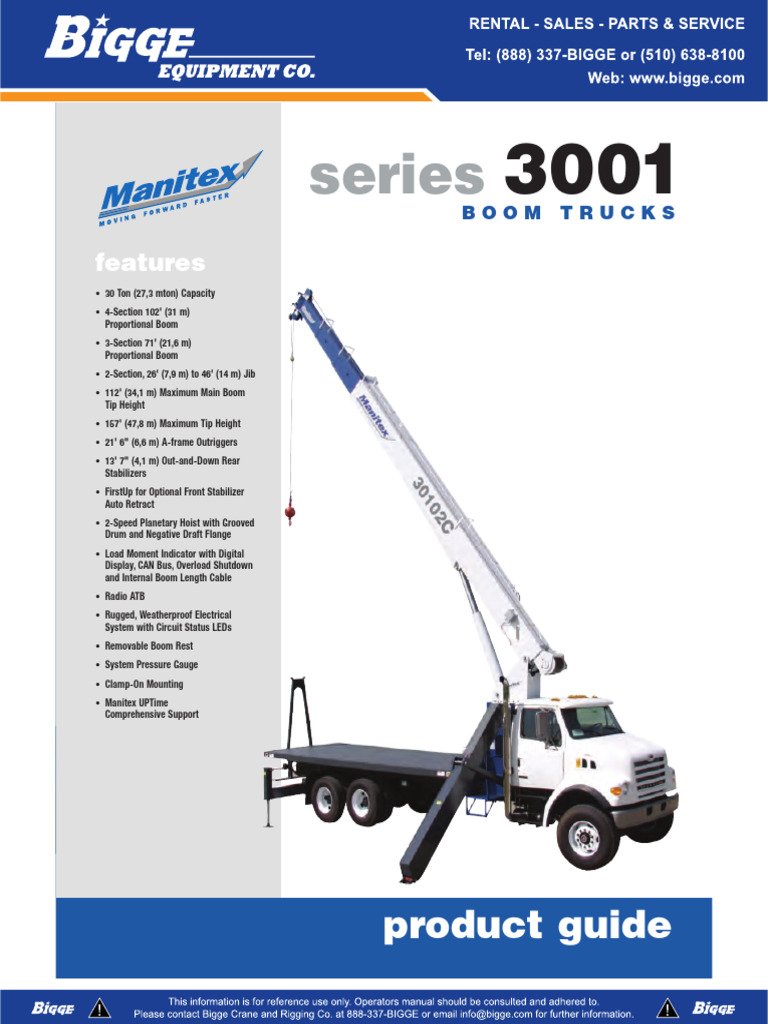 Manitex 30102C 30 TON | PDF