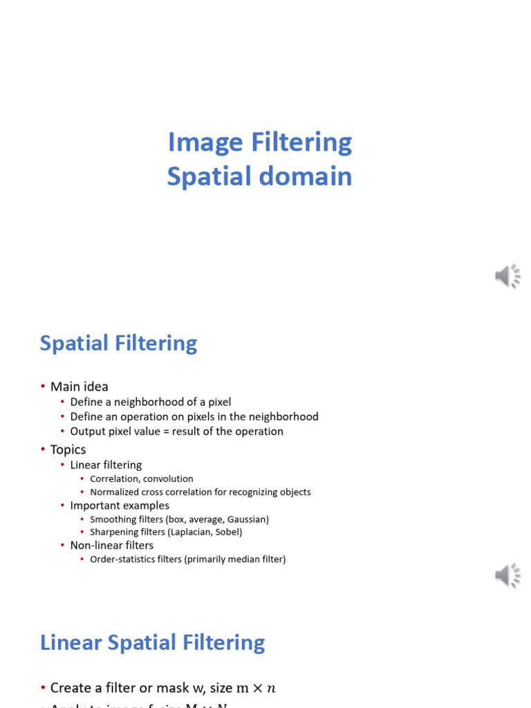 Image Filtering 1 | PDF | Imaging | Image Processing