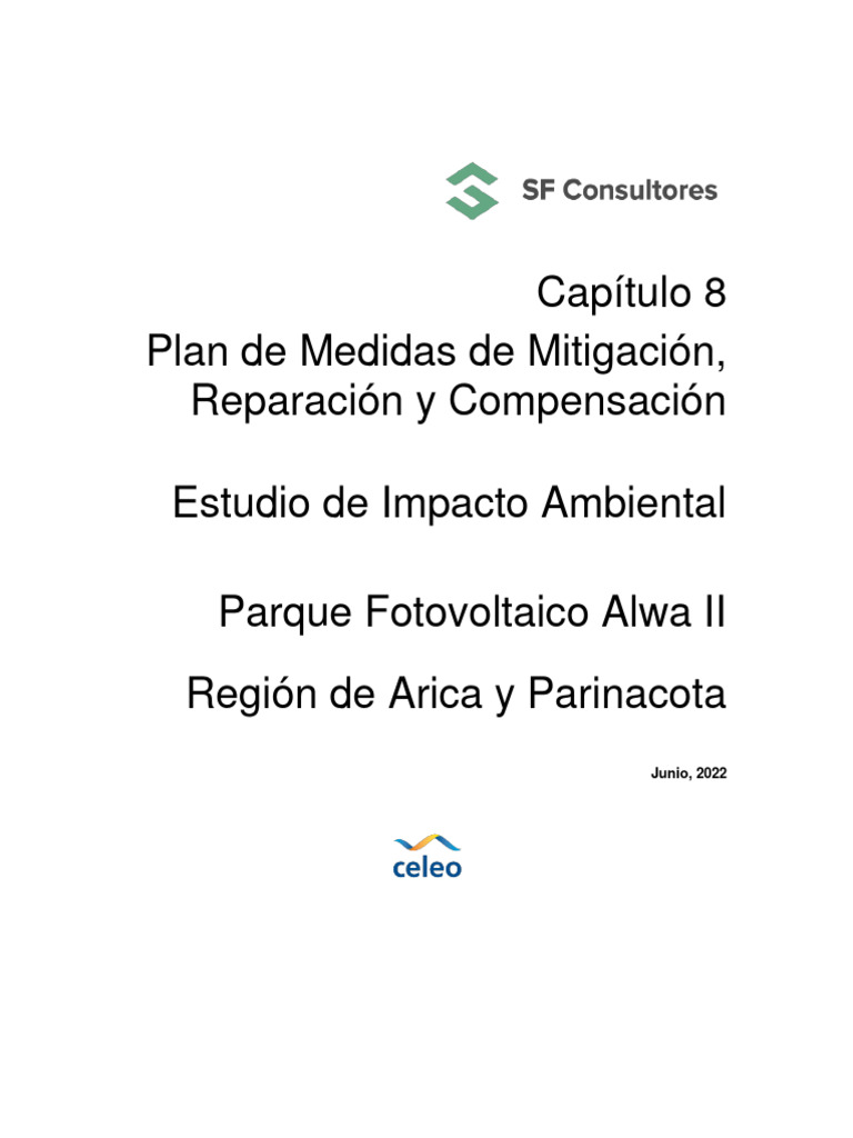 EIA ALWA II Capitulo 8 Plan de Medidas V3 | PDF