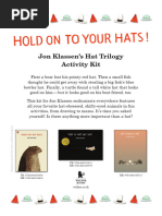 We Found A Hat by Jon Klassen Activity Kit | PDF | Science & Mathematics