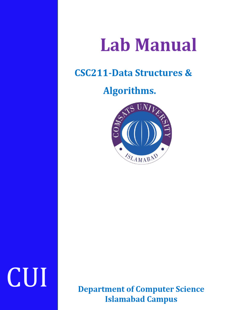 Data Structure And Algorithms Lab Manuel In C Download Free Pdf Pointer Computer