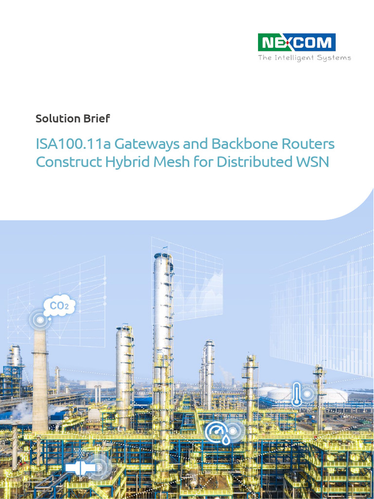 Isa100 11a Gateways And Backbone Routers Construct Hybrid Mesh For Distributed Wsn Pdf