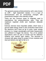 LDR Datasheet | PDF | Electrical Resistance And Conductance | Lighting