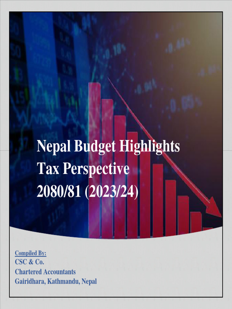 Nepal Budget Highlights 2080 81 CSC | PDF | Value Added Tax | Taxes