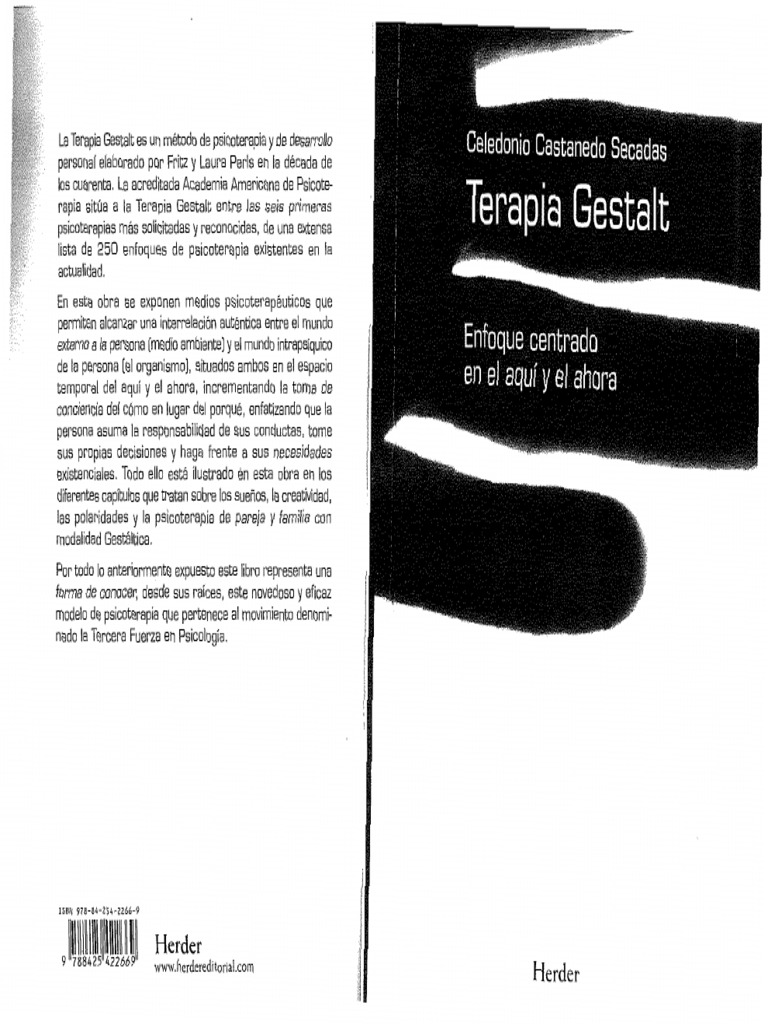 91 Terapia Gestalt Enfoque Centrado en Aqui y Ahora | PDF | Terapia Gestalt | Psicoterapia