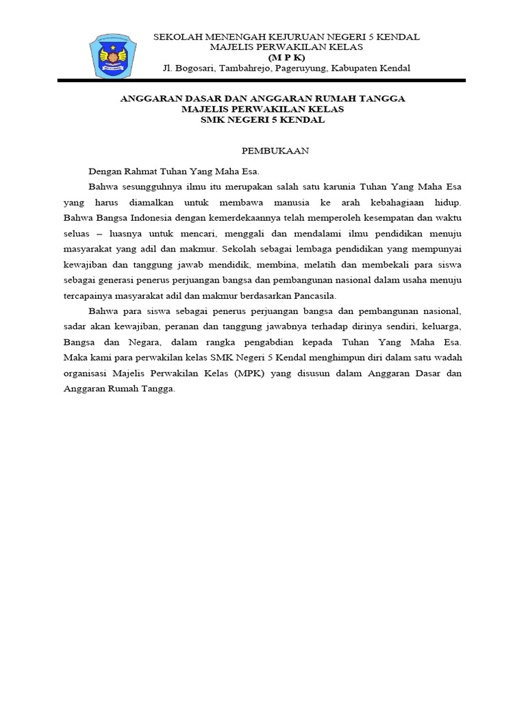 New Ad Art SMKN 5 Kendal MPK | PDF