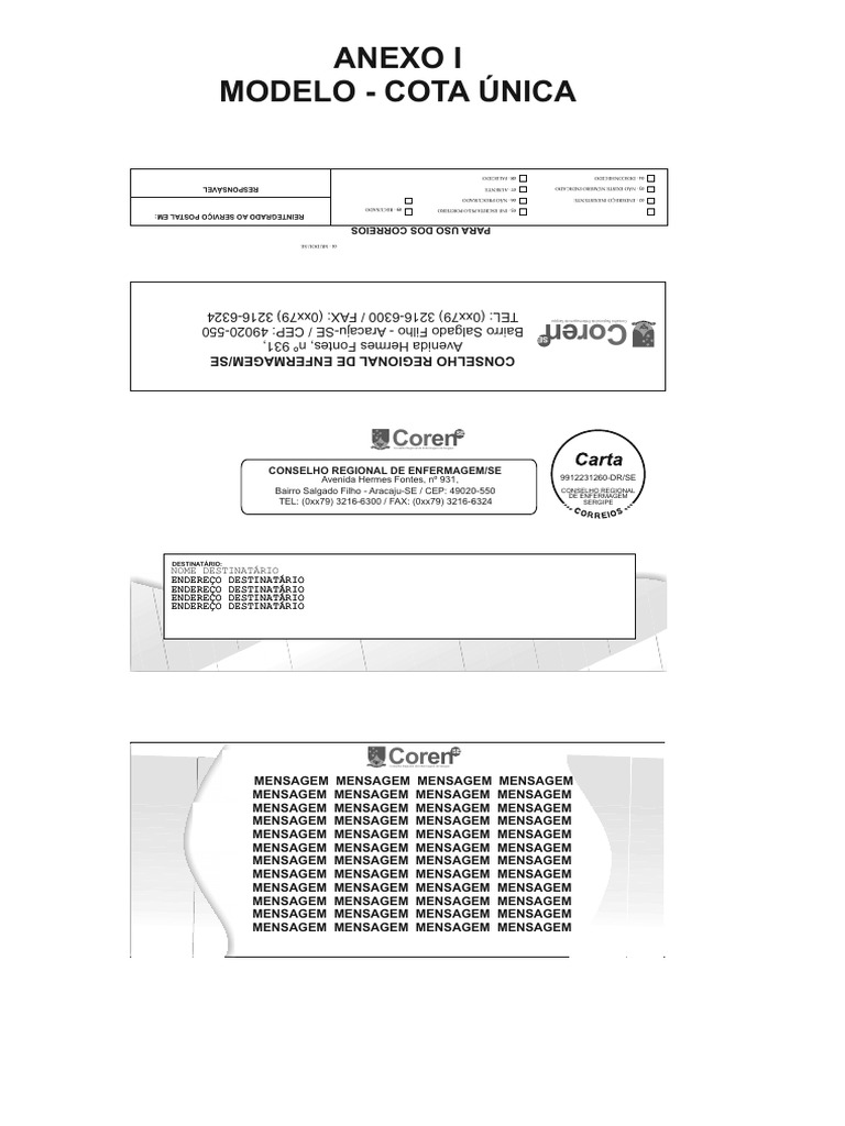 Impressão de Boletos MODELO | PDF