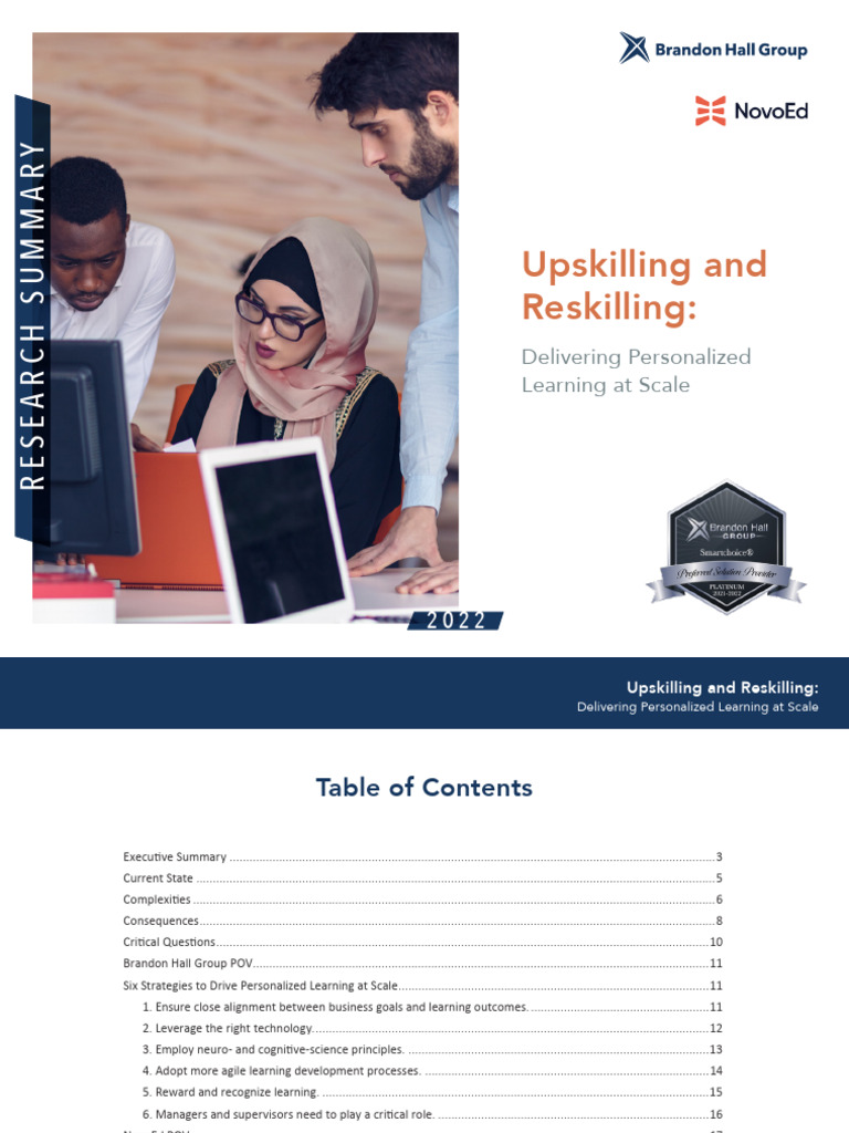 Ebook Upskilling and Reskilling at Scale | PDF | Learning | Agile ...