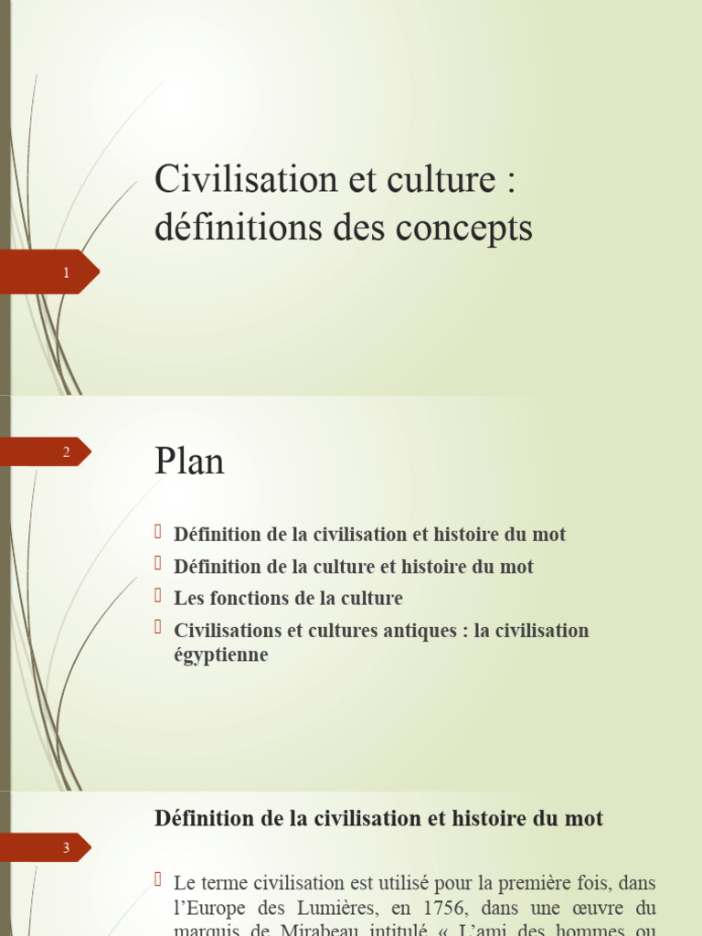 Civilisation Et Culture 2 | PDF | Égypte antique | Civilisation