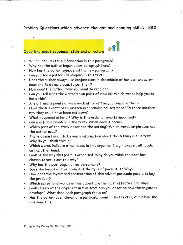 Ask Before and After Reading | PDF