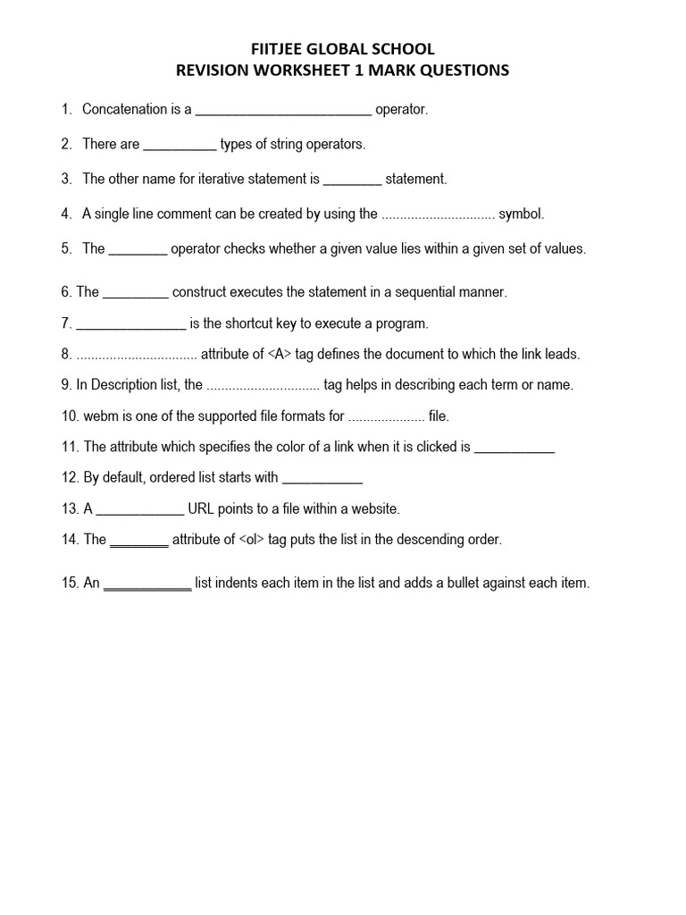 CSC GR8 Revision 3 Term 2 | PDF | World Wide Web | Internet & Web