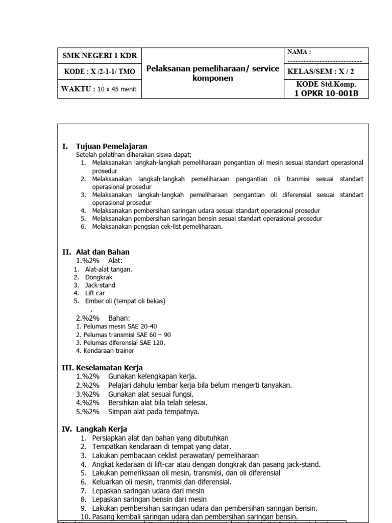 Jobsheet 10-001b 1 | PDF