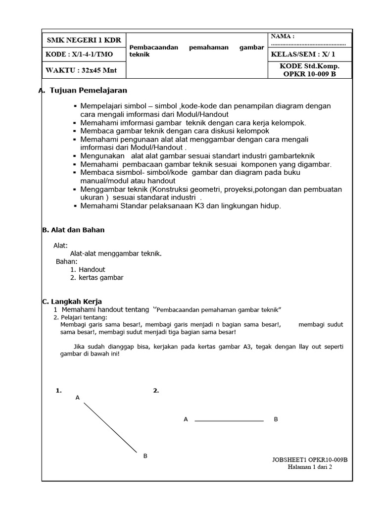 Jobsheet 10-009b 1 | PDF | Metode & Bahan Ajar