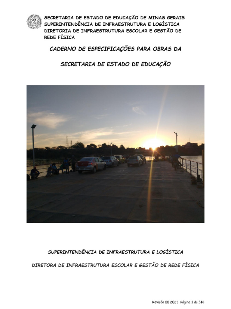 Caderno de Especificacao Seemg 2023 Rev00 | PDF